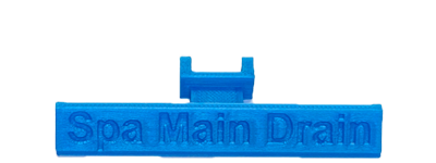 Spa Main Drain | Plumbing Labels